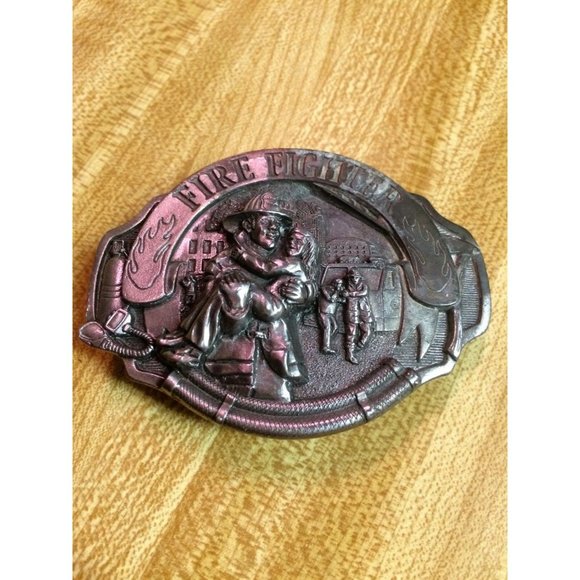 Arroyo Grande Buckle Co. | Accessories | Vintage New Pewter Fireman ...